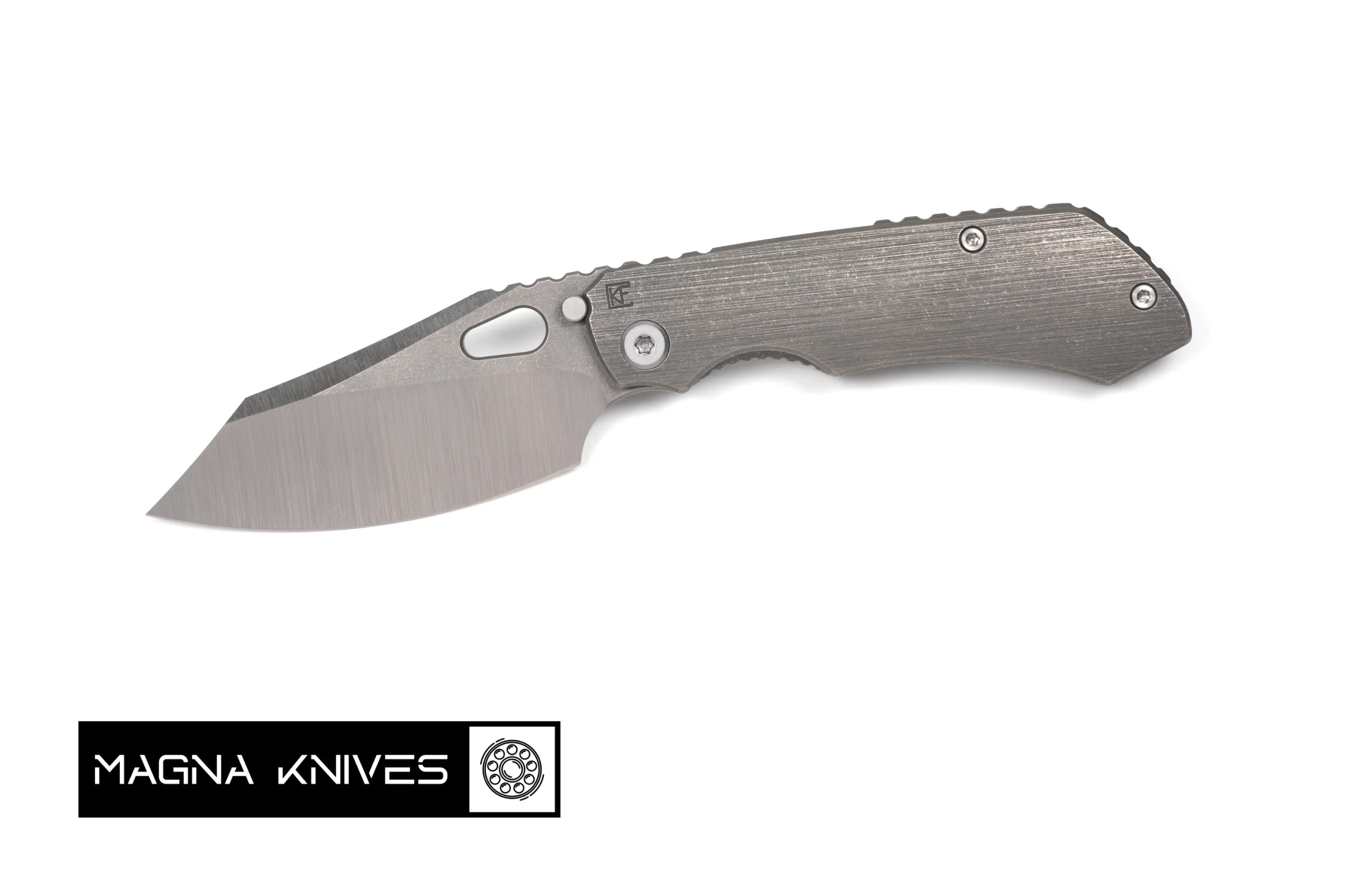 Custom Knife Factory Evolution 3.0 Belt Satin - Grey Titanium - Magna ...