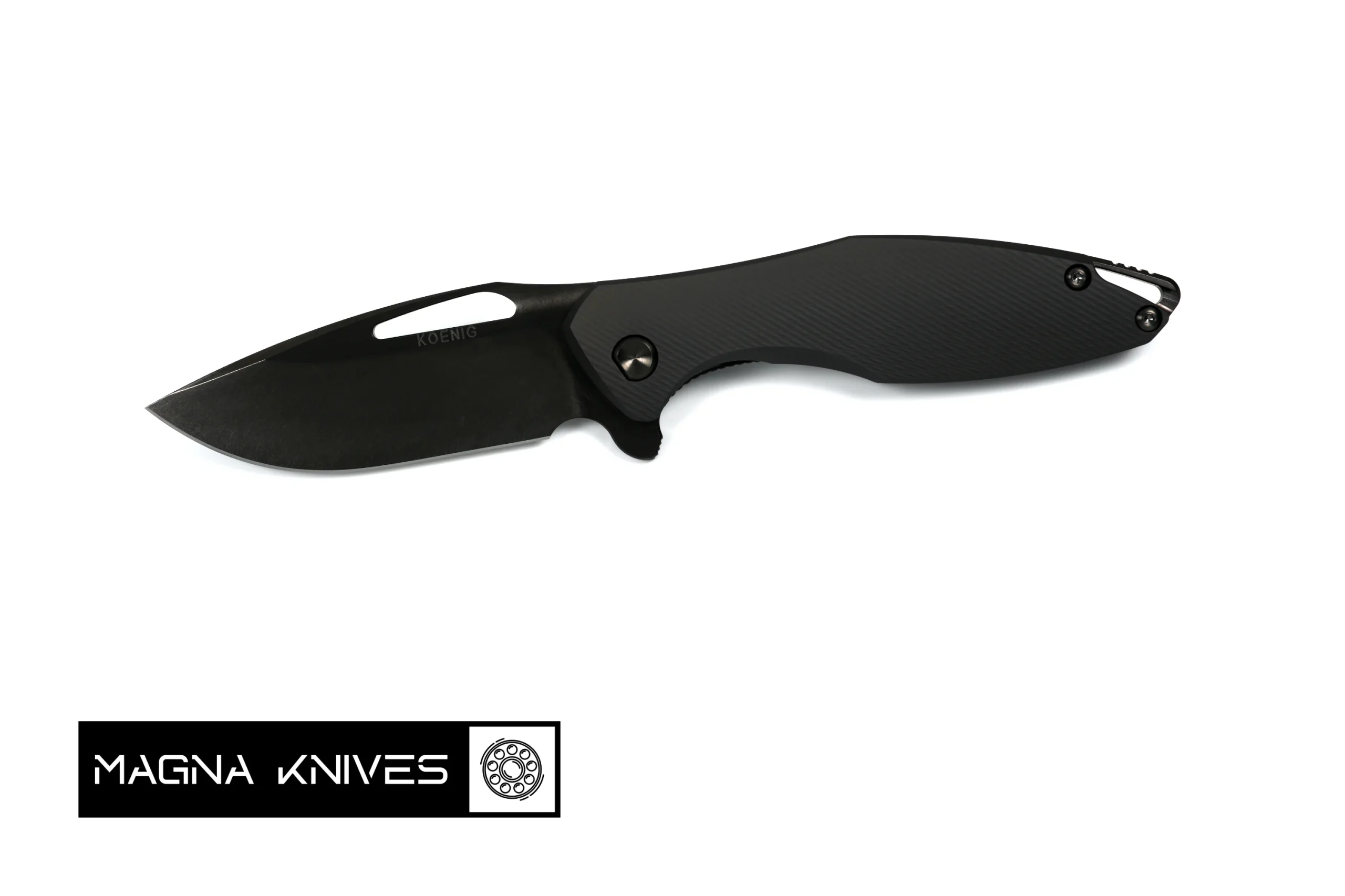 Koenig Arius DLC – Corda Patterned Titanium – Burnished M390 – Polished ...