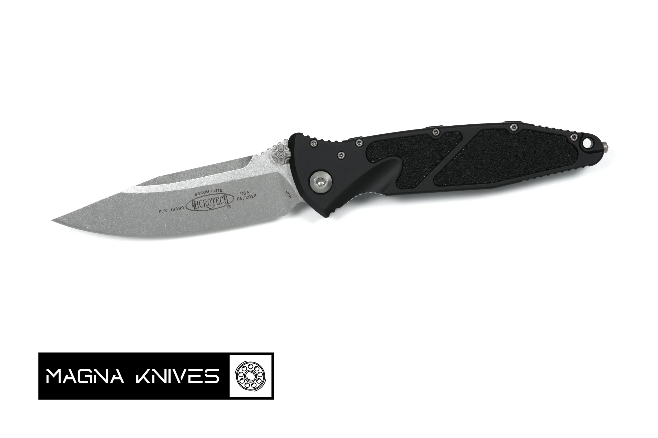 Microtech Socom Elite Drop Point Manual – Stonewash - Magna Knives